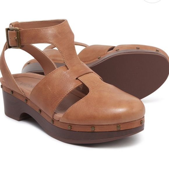 Vionic | Shoes | Nib Vionic Toffee Faye Clogs Leather | Poshmark